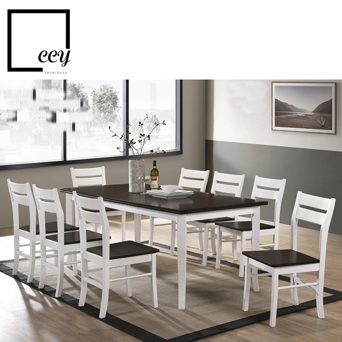 DINING SET 8 SEATER – CCY FURNITURE