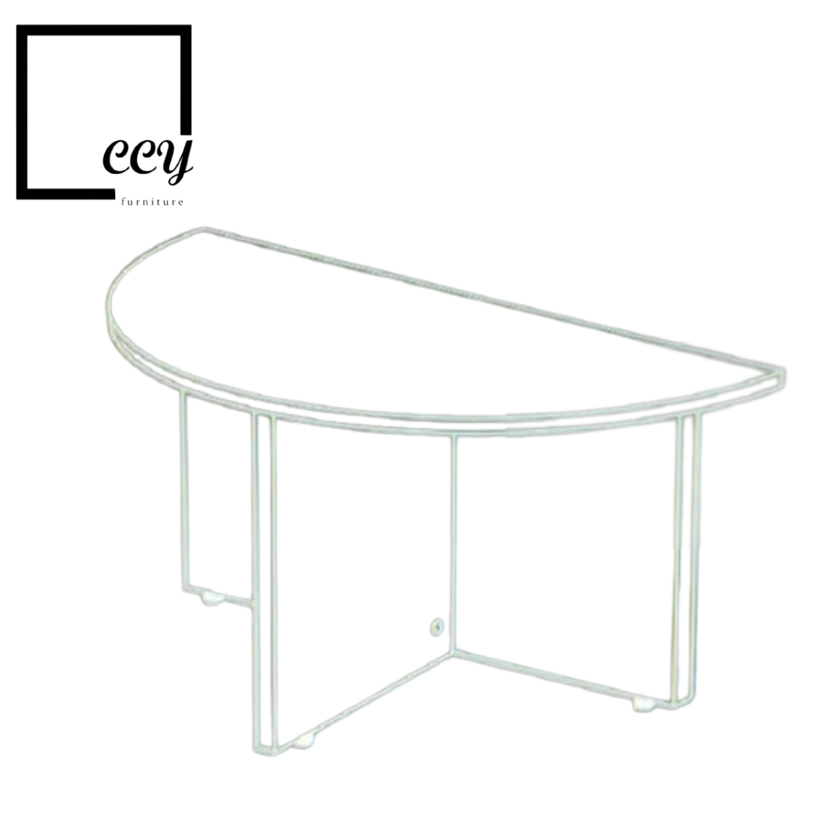 HALF ROUND OFFICE TABLE – CCY FURNITURE